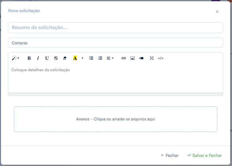 Creating requests in Flows
